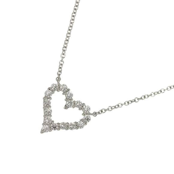 Tiffany & Co. | Jewelry | Tiffany Co Sentimental Heart Diamond Necklace ...